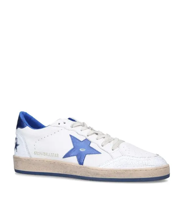 GOLDEN GOOSE Ballstar Leather Sneakers - White