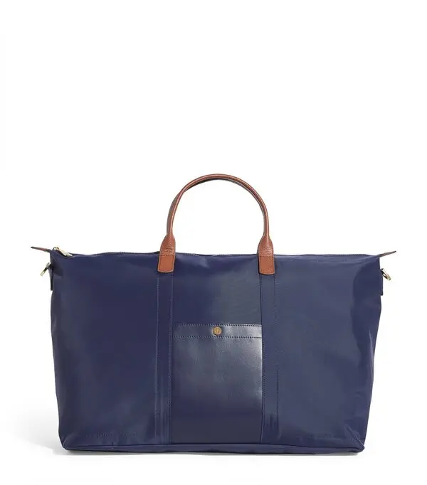 Harrods Nylon Overnight Tote Bag - Navy