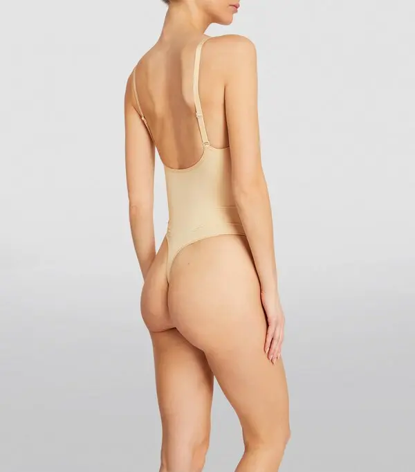 SKIMS Sculpt Thong Bodysuit - Beige
