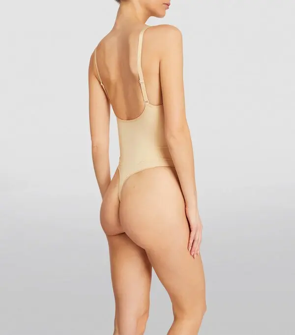 SKIMS Sculpt Thong Bodysuit - Beige