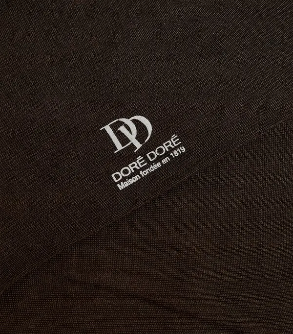 DORE DORE Cotton Crew Socks - Brown