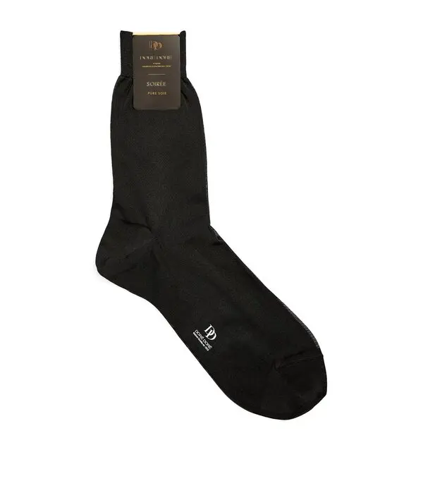 DORE DORE Silk Socks - Black
