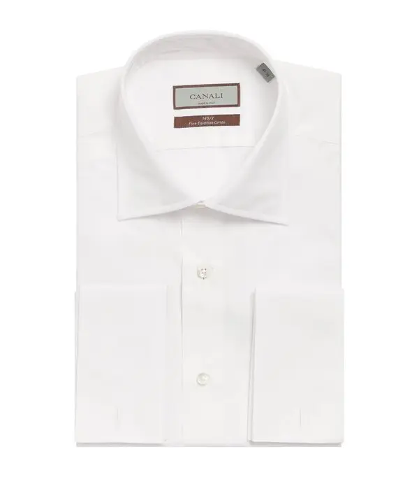 Canali Egyptian Cotton Slim-fit Shirt - White