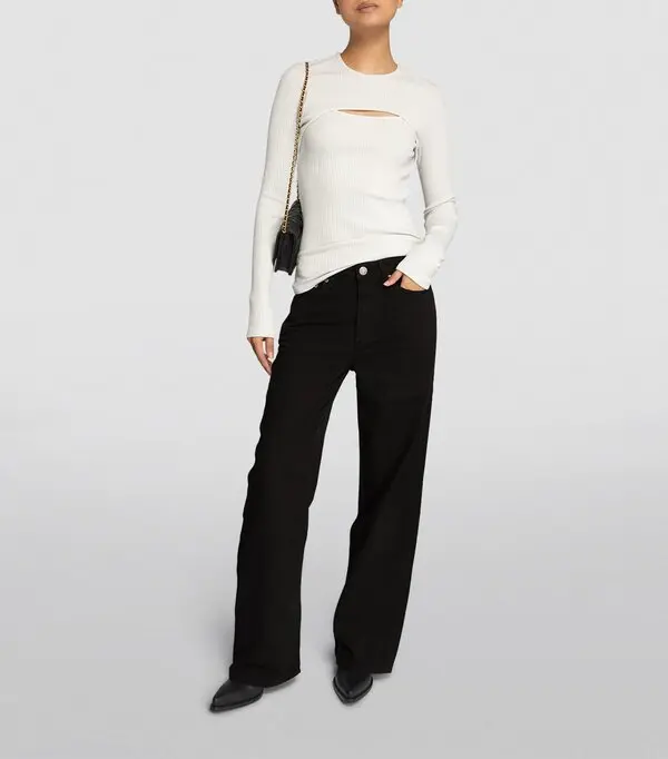 Rag & Bone Mid-rise Wide-leg Jeans
