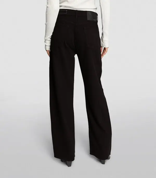 Rag & Bone Mid-rise Wide-leg Jeans