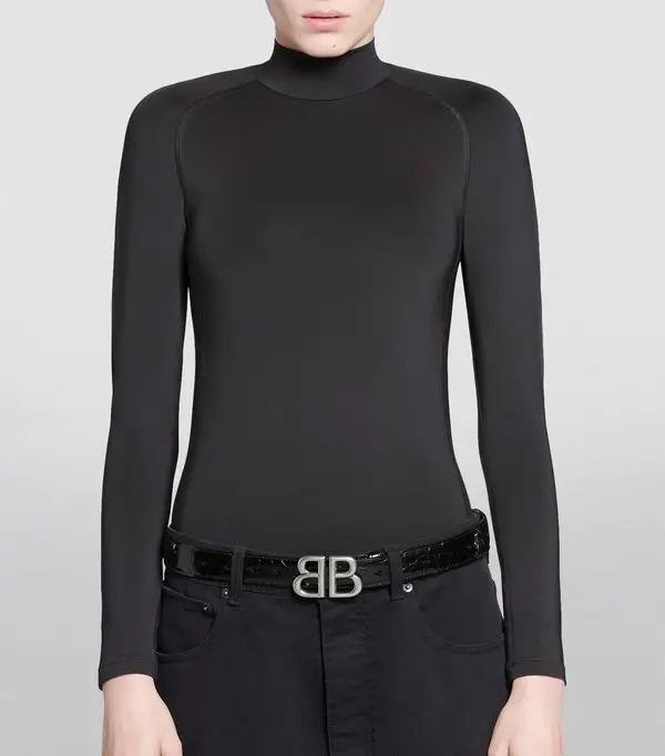 Balenciaga Logo Belt