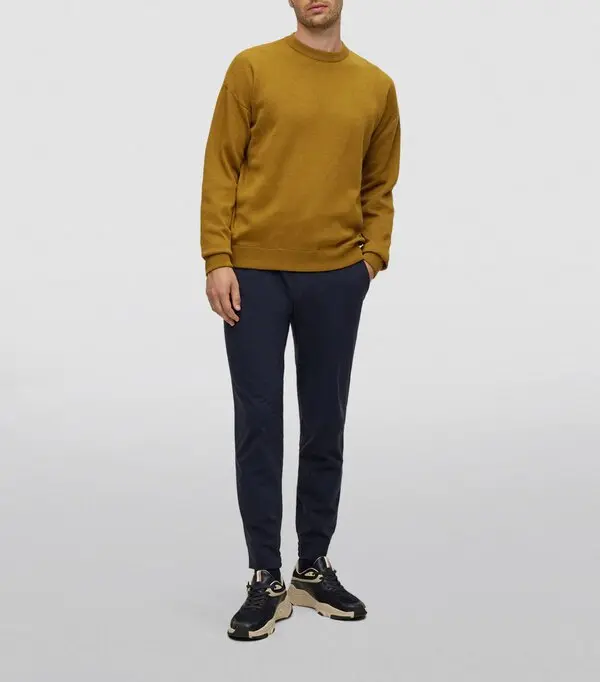 BOSS Cotton Crew Neck Sweater