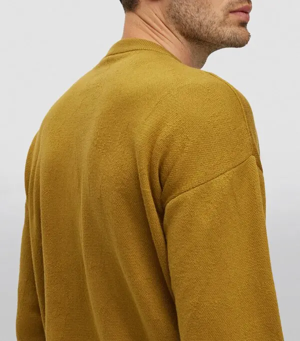 BOSS Cotton Crew Neck Sweater