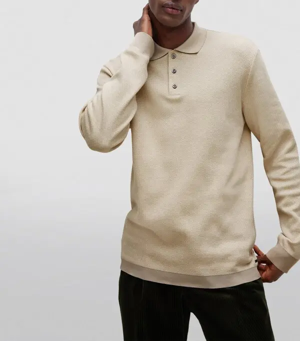 BOSS Long-sleeved Polo Shirt