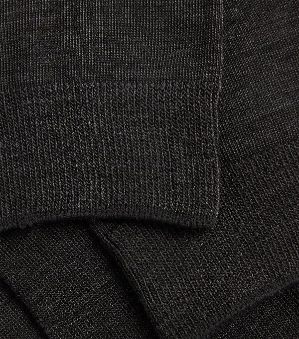 Falke Wool-lyocell Climawool Crew Socks - Grey