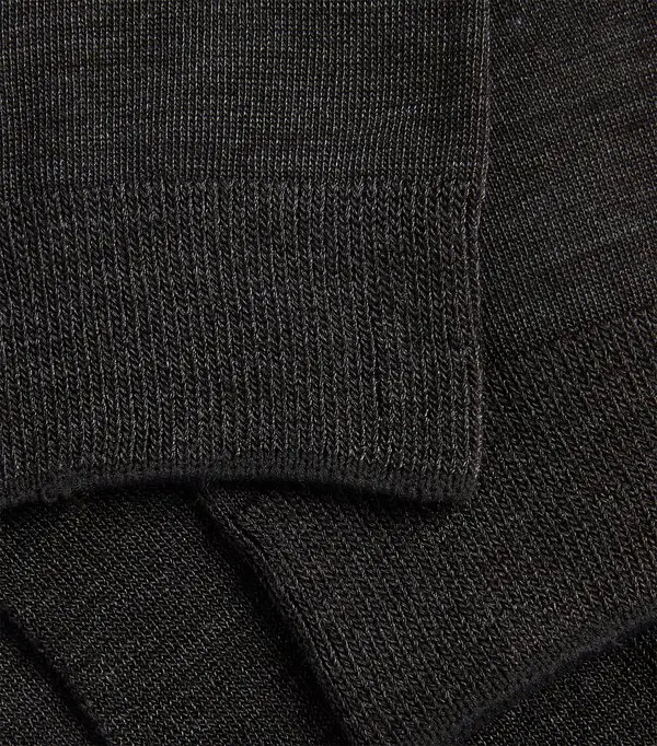 Falke Wool-lyocell Climawool Crew Socks - Grey