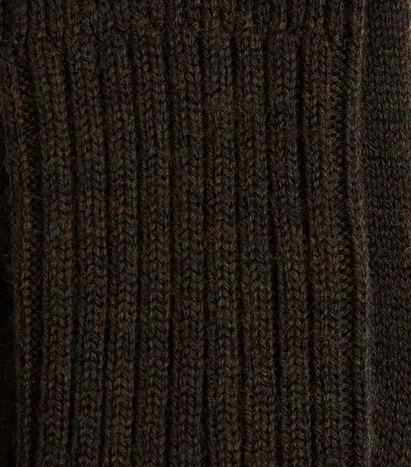 Falke Ribbed Wool Blend Striggings Socks