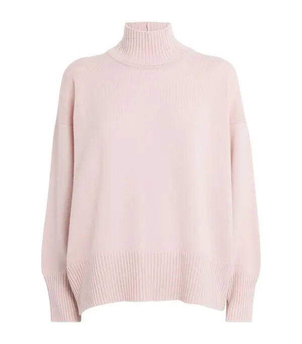 Eskandar Cashmere Rollneck Sweater - Pink
