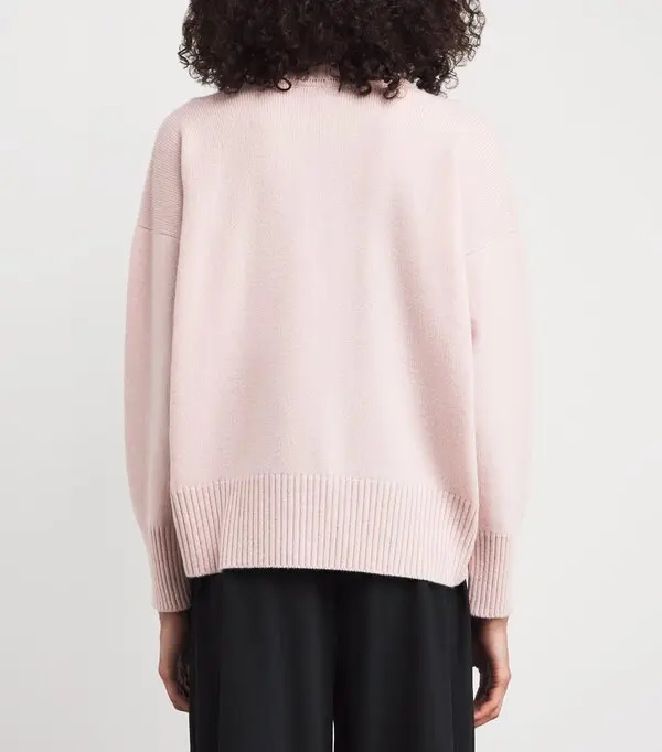 Eskandar Cashmere Rollneck Sweater - Pink