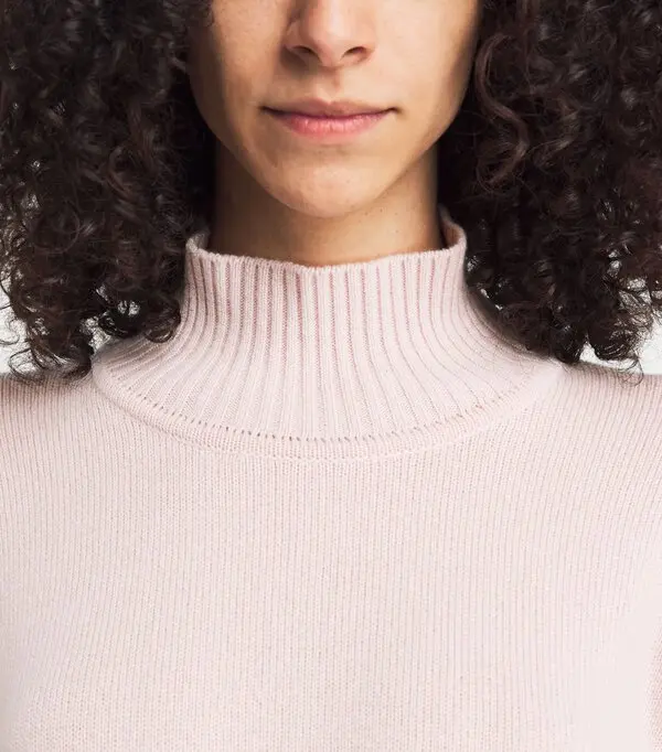 Eskandar Cashmere Rollneck Sweater - Pink