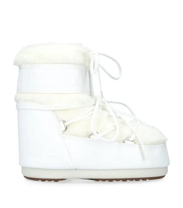 Moon Boot Icon Low Ankle Boots - White