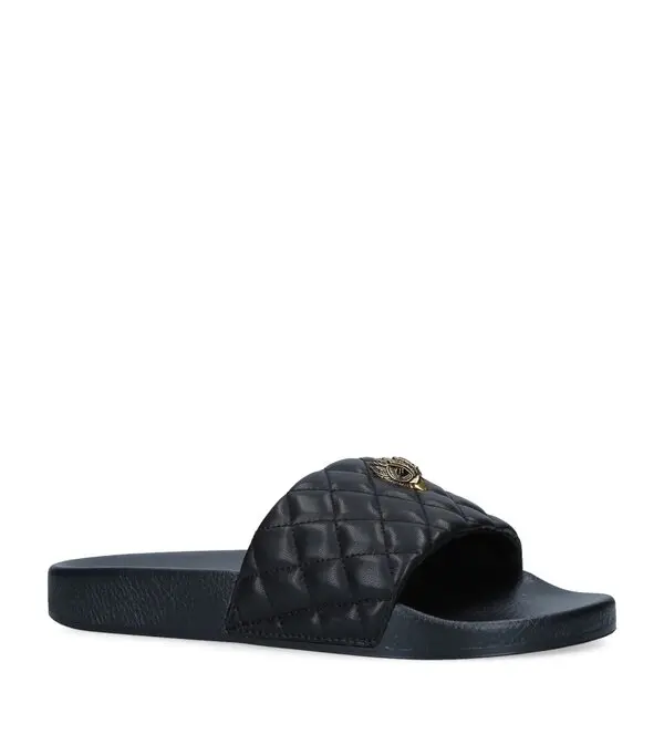 Kurt Geiger Meena Eagle Quilted Slides