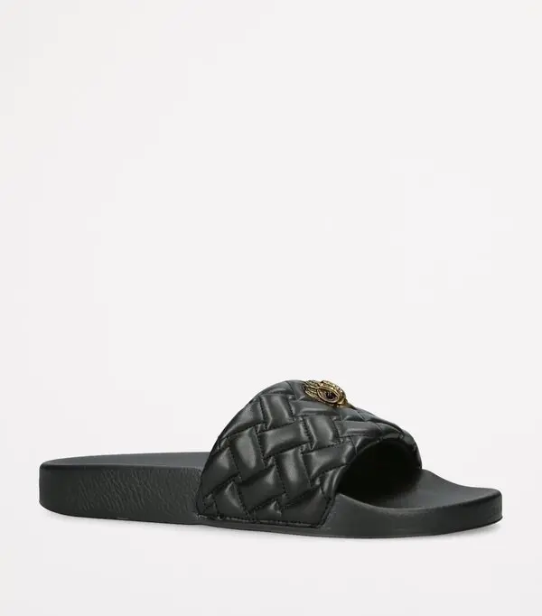 Kurt Geiger Meena Eagle Quilted Slides