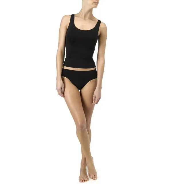 Hanro Touch Feeling Midi Briefs - Black