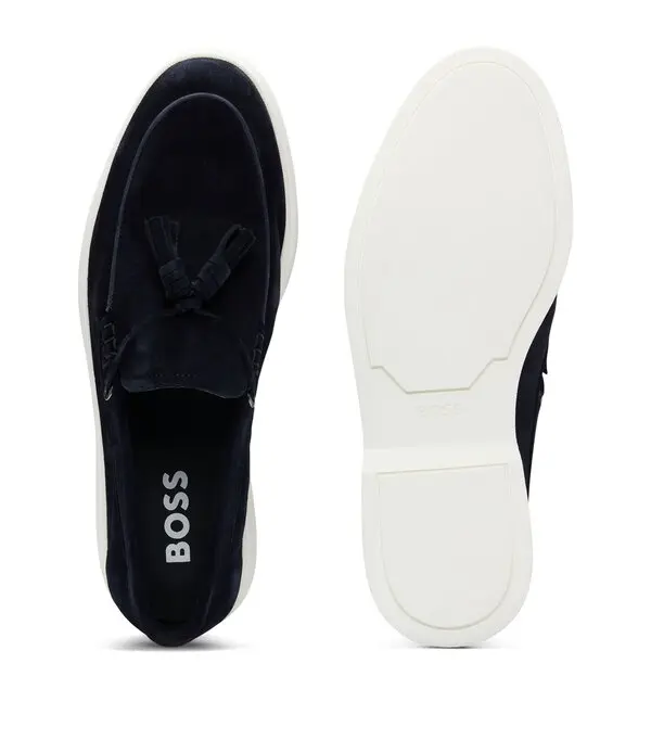 BOSS Suede Tassel Loafers