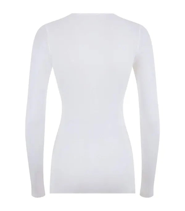 Hanro Cotton Long-sleeved Top - White