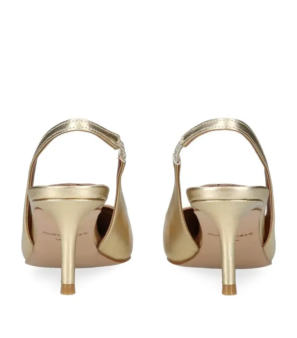 Kurt Geiger Leather Belgravia Slingback Heels