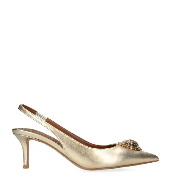 Kurt Geiger Leather Belgravia Slingback Heels