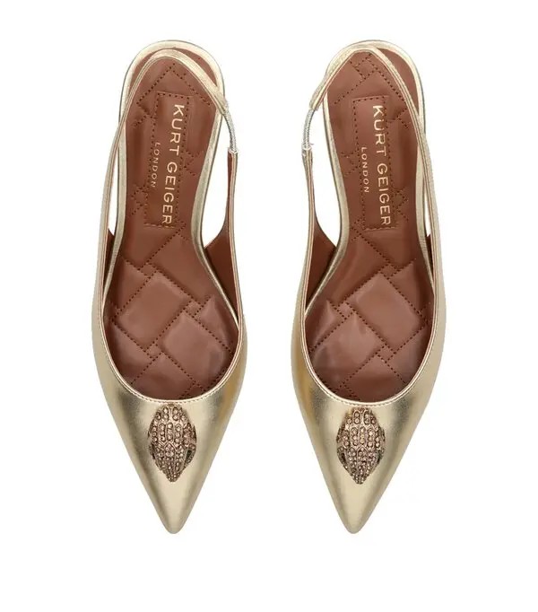 Kurt Geiger Leather Belgravia Slingback Heels