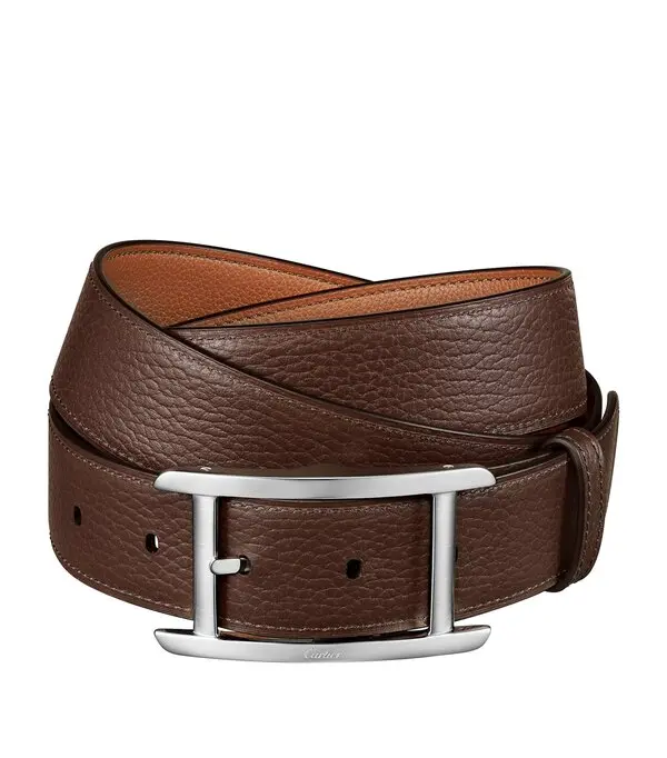 Cartier Tank De Leather Belt - Brown