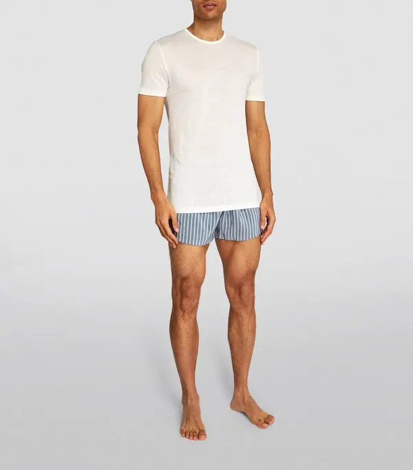 Zimmerli Wool And Silk Short Sleeve Top