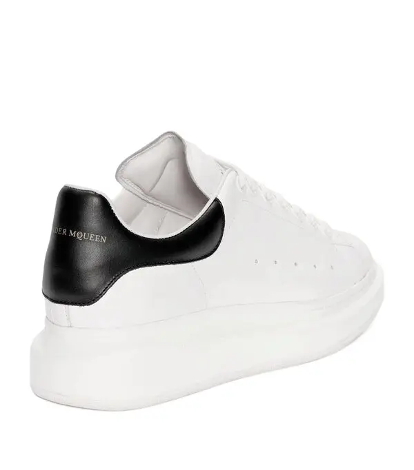 Alexander McQueen Leather Oversized Sneakers - White
