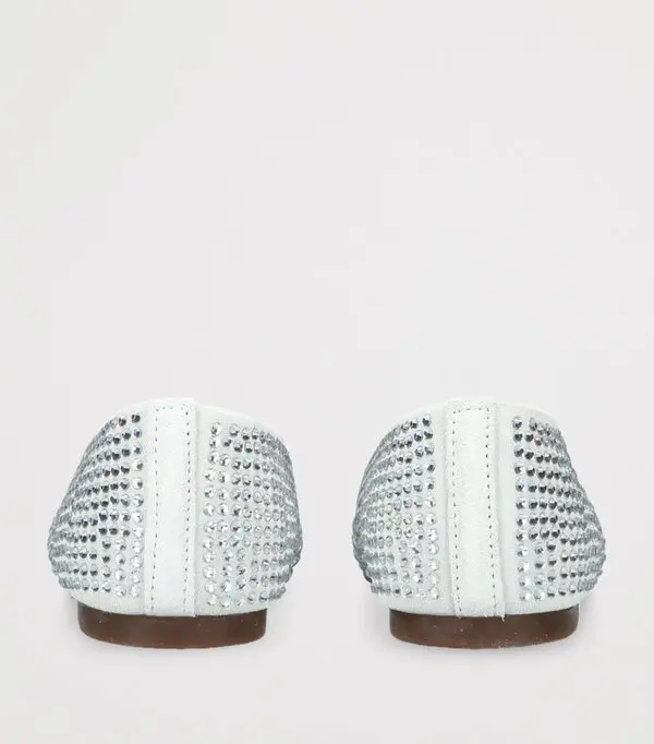 BABYWALKER Embellished Leather Mary Janes