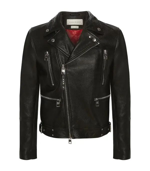 Alexander McQueen Leather Biker Jacket