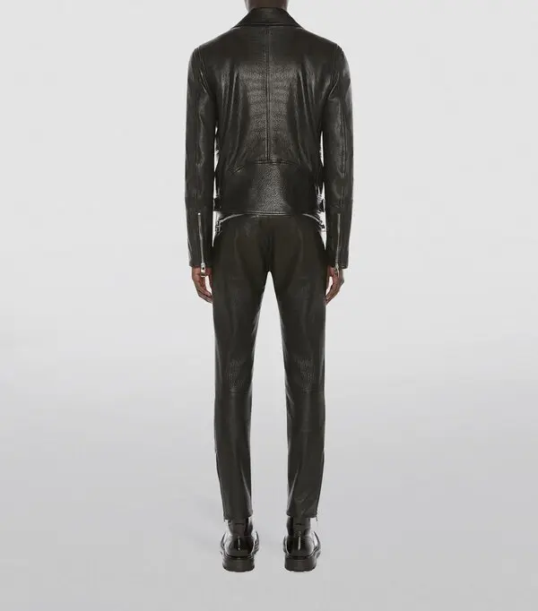 Alexander McQueen Leather Biker Jacket