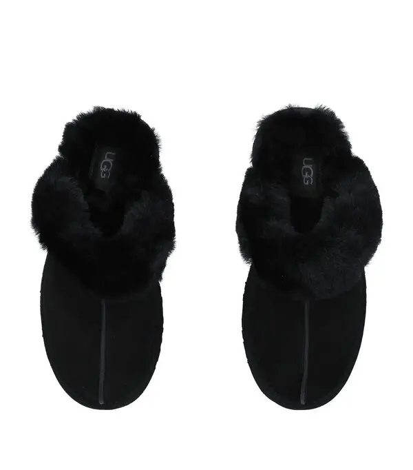 UGG Disquette Flatform Slippers - Black