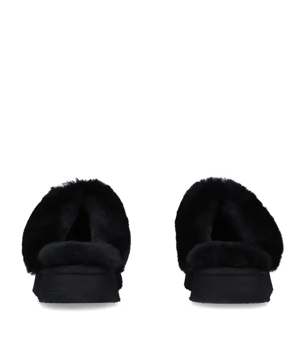 UGG Disquette Flatform Slippers - Black