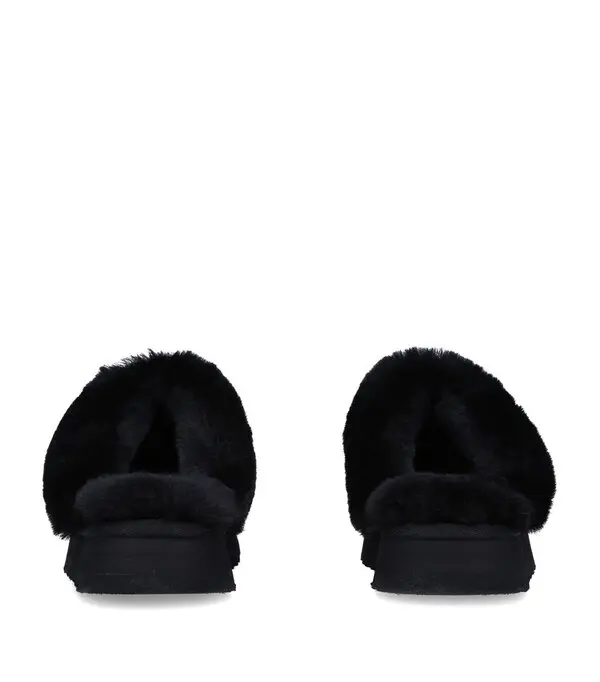 UGG Disquette Flatform Slippers - Black