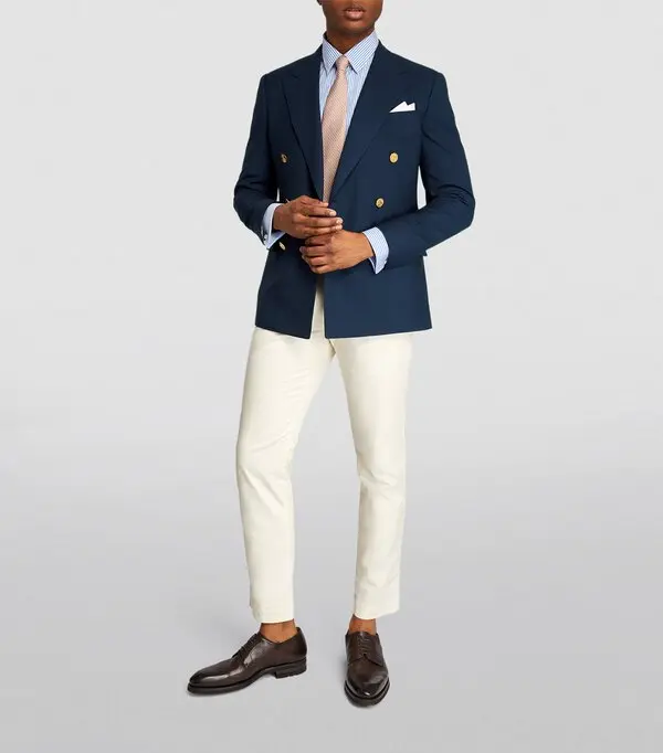 Ralph Lauren Purple Label Double-breasted Suit Jacket