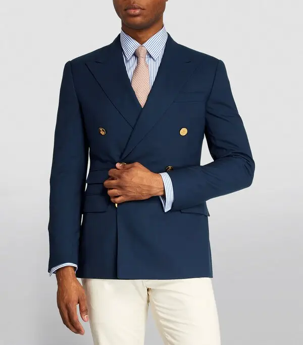 Ralph Lauren Purple Label Double-breasted Suit Jacket