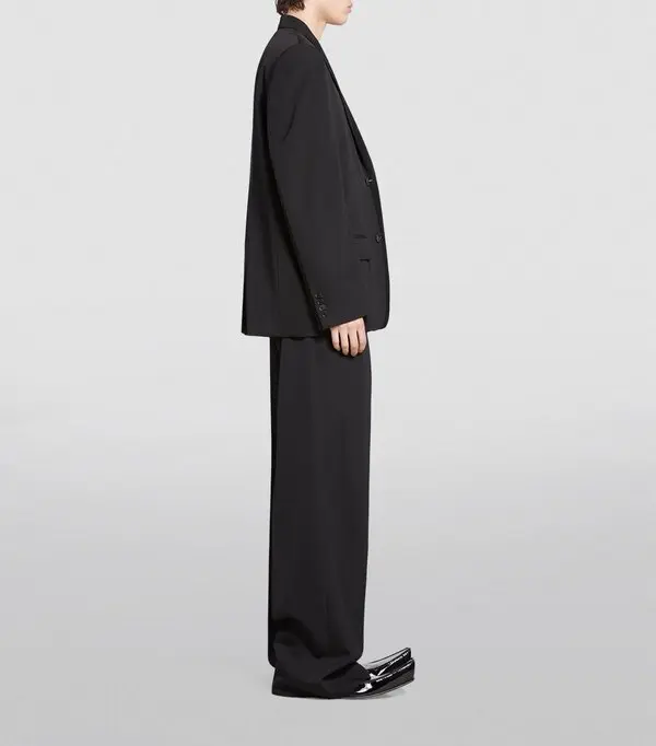 Balenciaga Wool Single-breasted Blazer