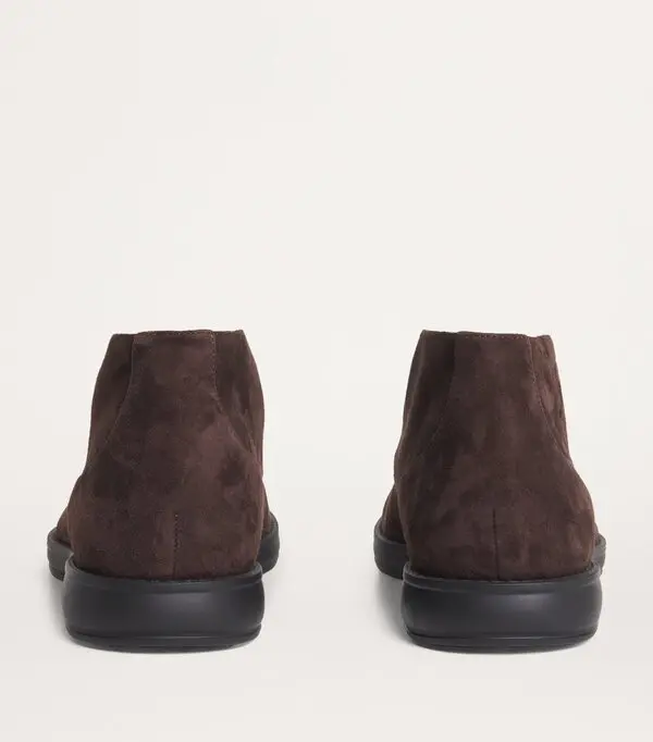 Brioni Suede Ankle Boots - Brown