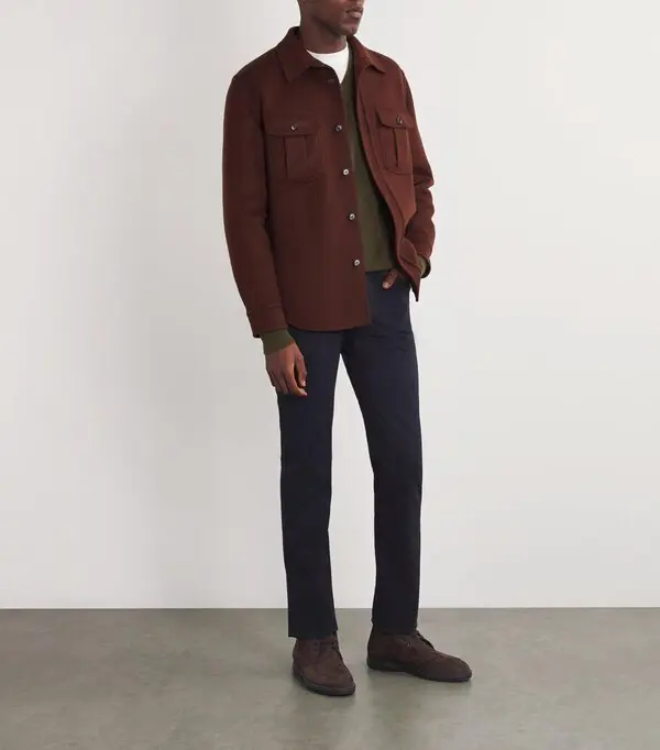 Brioni Suede Ankle Boots - Brown