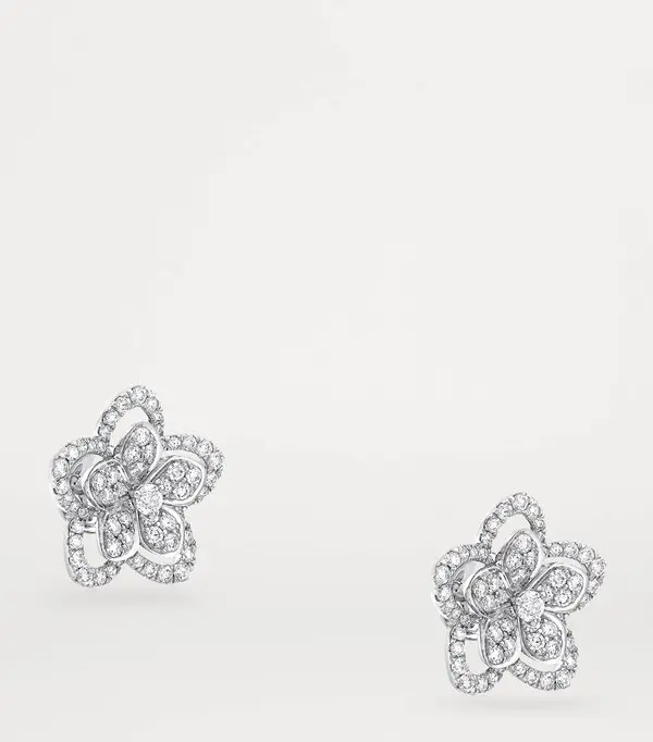 Graff Diamond Wild Flower Stud Earrings