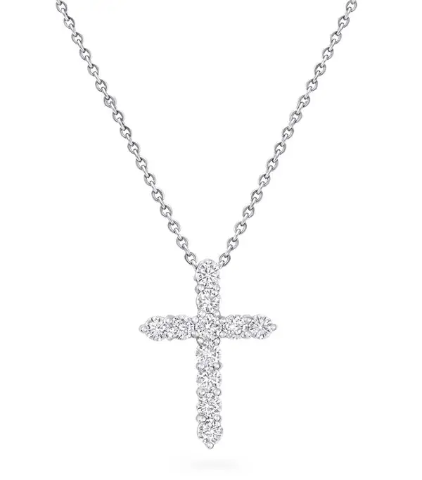 Graff Diamond Cross Necklace - White