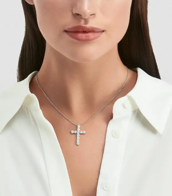 Graff Diamond Cross Pendant Necklace