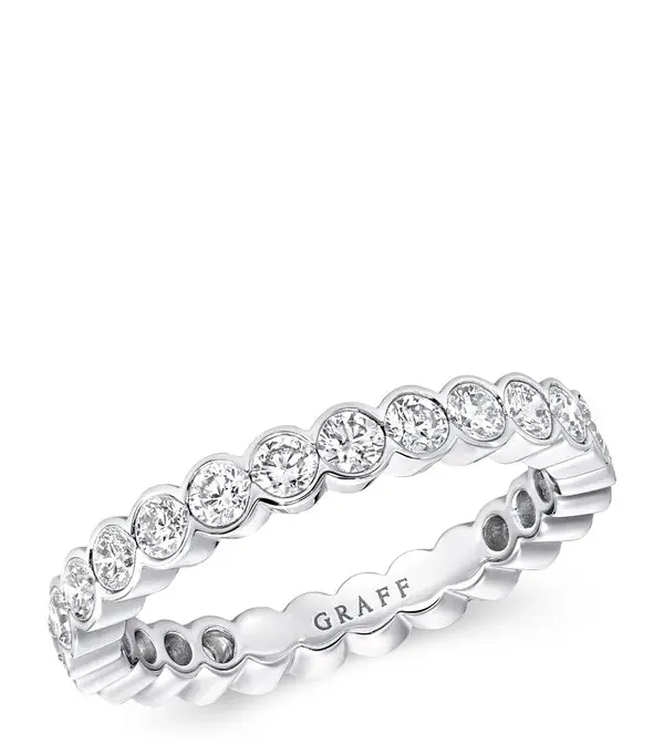 Graff Classic Eternity Ring With Diamonds - White