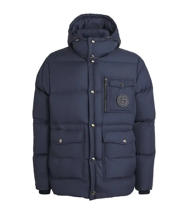 Giorgio Armani Logo Puffer Jacket