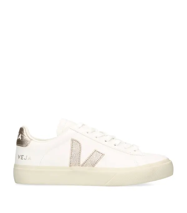 VEJA Leather Campo Sneakers - Gold