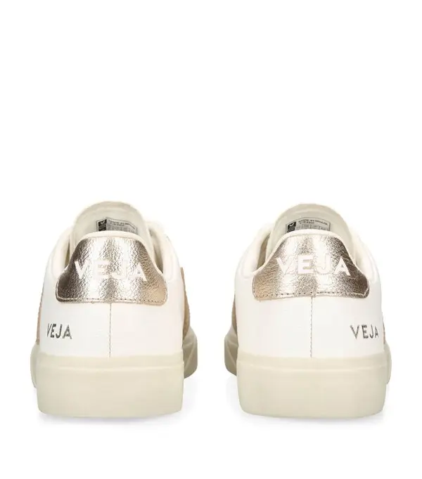 VEJA Leather Campo Sneakers - Gold