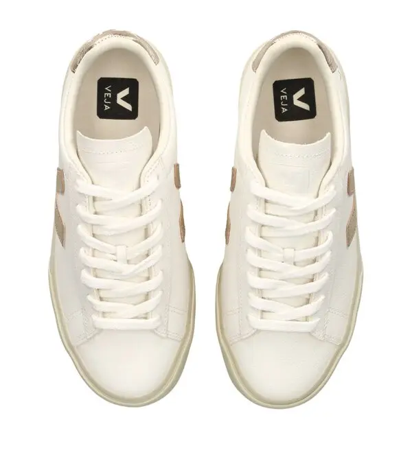VEJA Leather Campo Sneakers - Gold